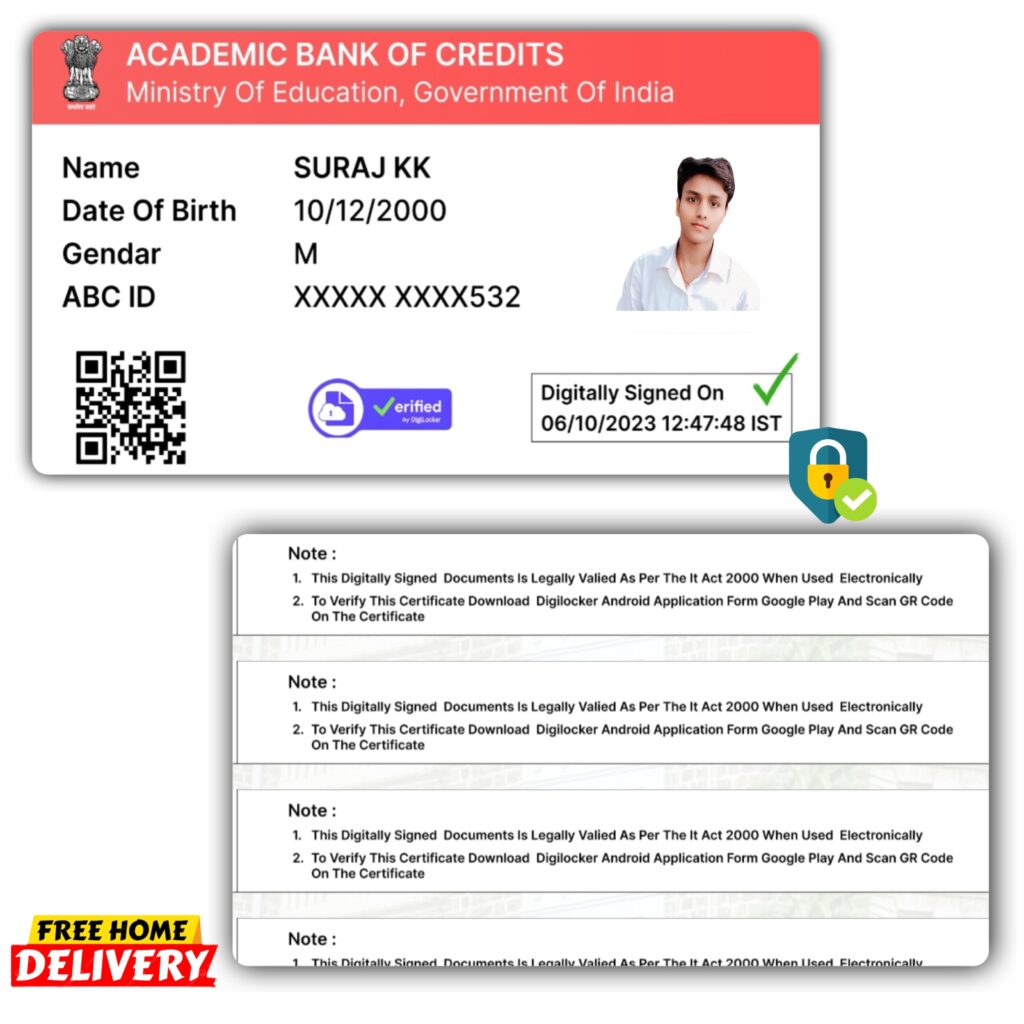 PVC ABC ID CARD Print - Just ₹99.00 & FREE Home Delivery - eTcPrint.iN